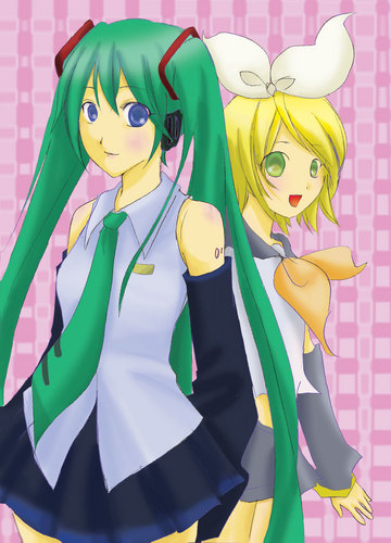 piapro(ピアプロ)|イラスト「ミクとリン」