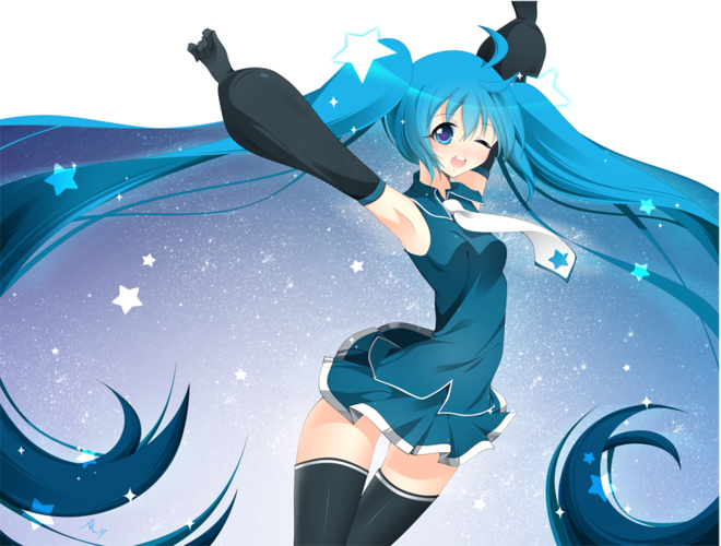 piapro(ピアプロ)|イラスト「Hoshi Miku」