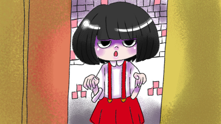 Piapro ピアプロ イラスト「トイレの花子さん」